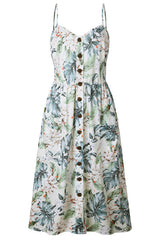 Sunflower Fit&Flare Print Midi Dress - 9 Colors – Conean